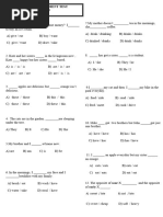 7th Grade English Test with Answers | PDF