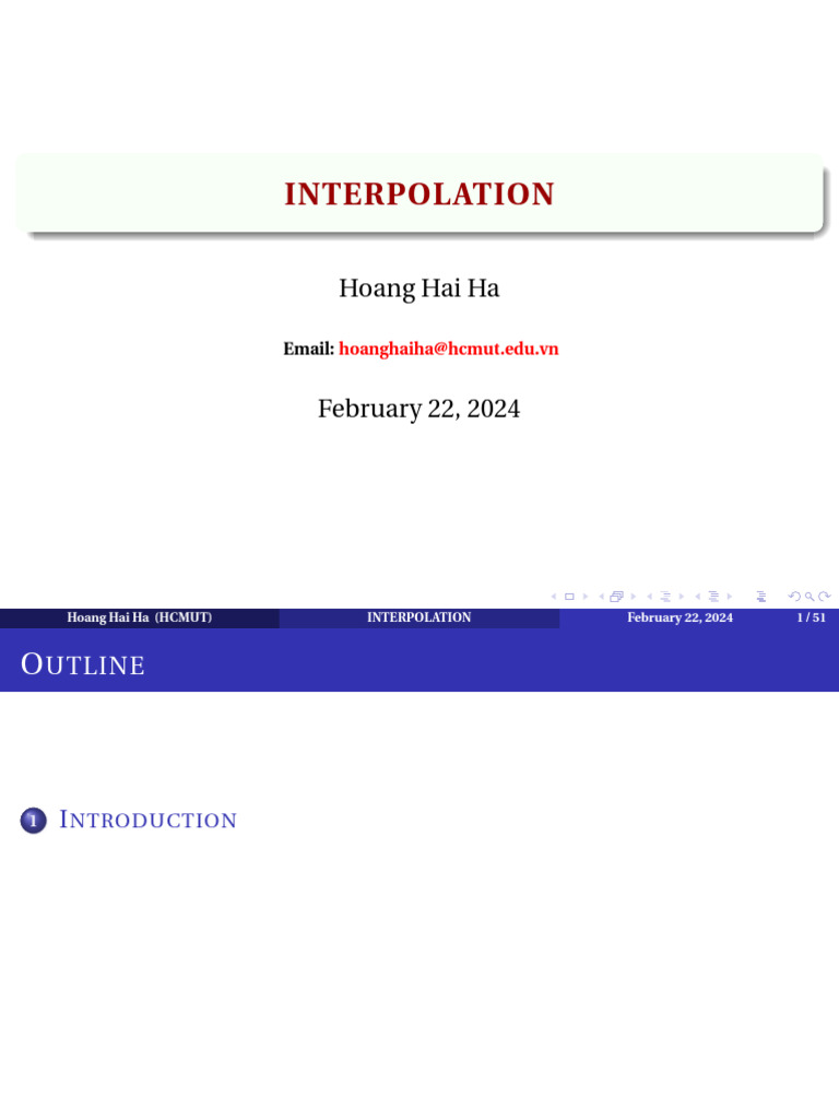 Interpolation Pdf Interpolation Spline Mathematics