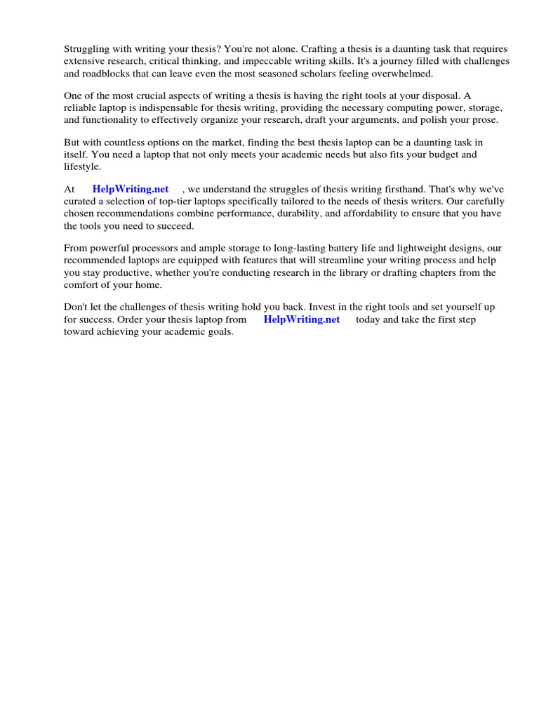 Best Thesis Laptop | PDF | Laptop | Tablet Computer