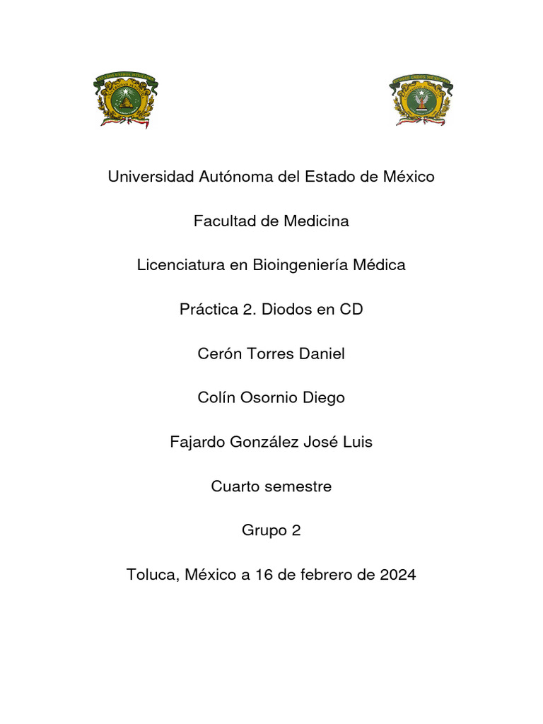 Práctica de Diodos en Circuitos DC | PDF