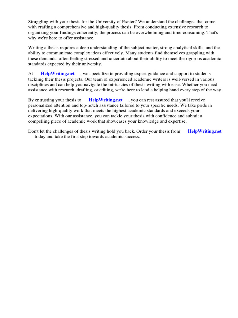 E Thesis University of Exeter | PDF | Science | Expert