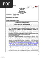 Unisa Declaration Form | PDF
