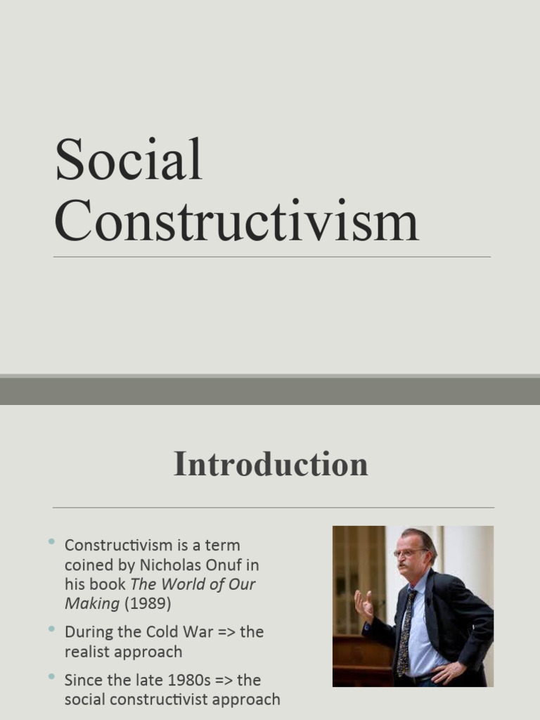 Social Constructivism | PDF | Reality | Philosophical Theories
