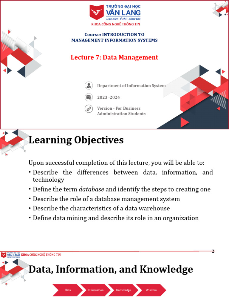 L7 Data Management | PDF
