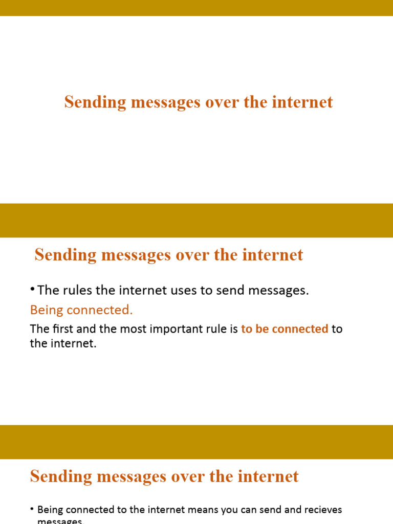 Sending Messages Over The Internet-grade8-Week4 | PDF | Internet ...