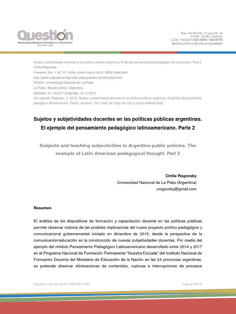 Admin,+gestor A+de+la+revista,+rogovsky | PDF | Historia
