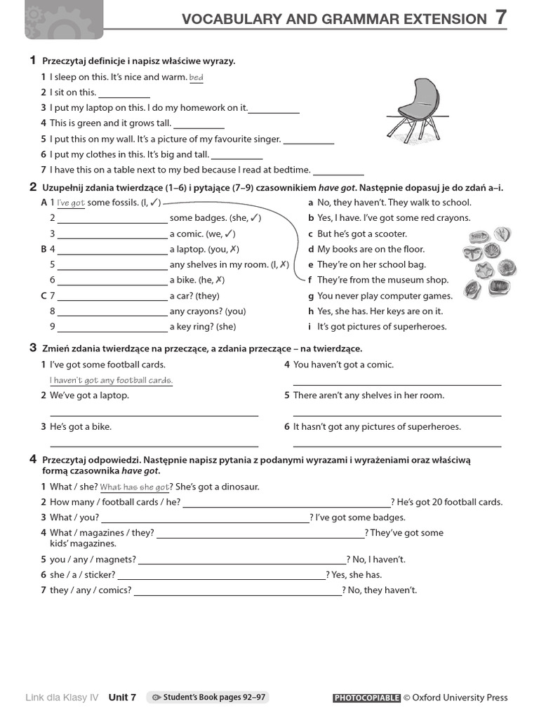 Link L4 U7 Extension Ws | PDF