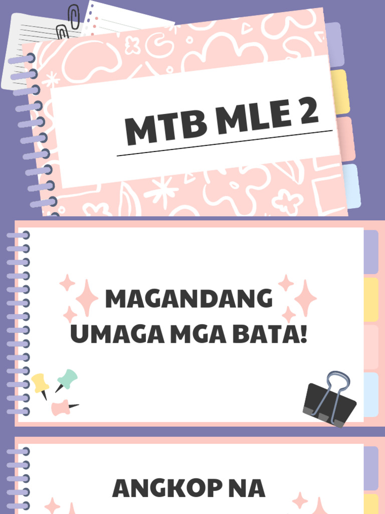 MTB Mle 2 Final PPT 1 | PDF