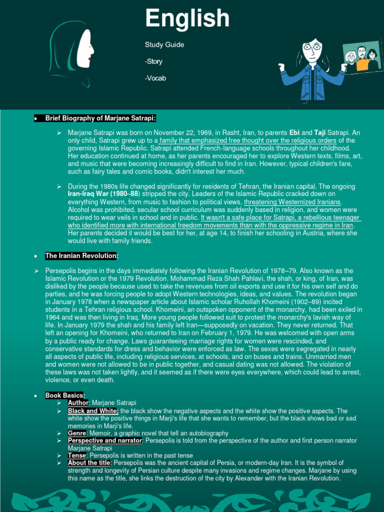 English Study Guide Term 2 Full | PDF