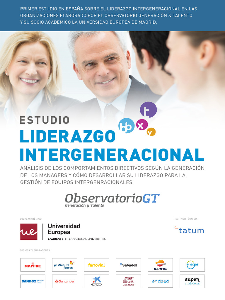 Estudio - Edición I - Liderazgo Intergeneracional - Observatorio GT Universidad Europea | PDF