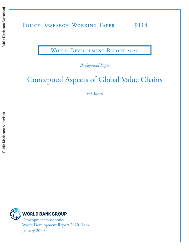 Conceptual Aspects of Global Value Chains | PDF | Business | Finance & Money Management