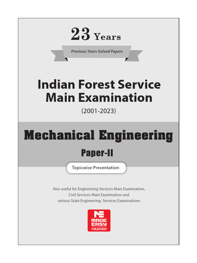 ME IFS Paper II 2023 Sample | PDF | Engines | Heat Transfer