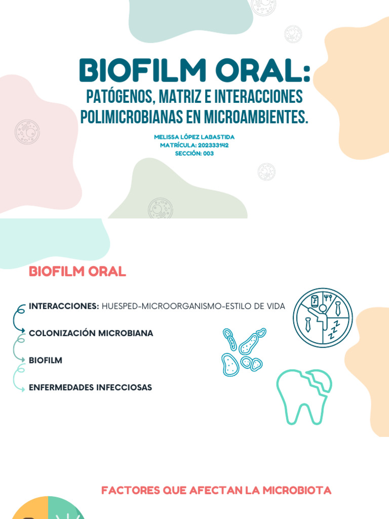 Biofilm oral | PDF | Biopelícula | Las bacterias