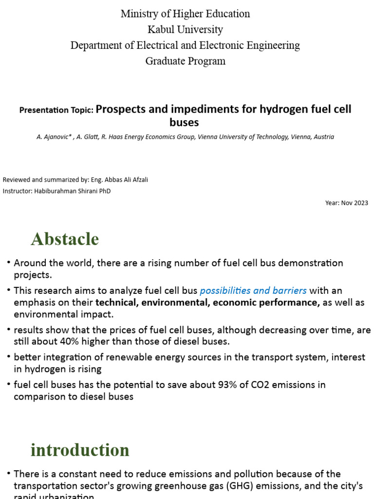 Distributed Generation Subject Presentation (Prospects and Impediments ...