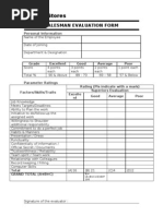 Trainee's Performance Appraisal Form | PDF | Performance Appraisal ...