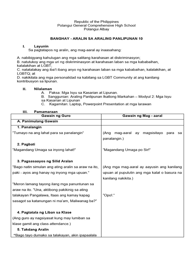 AP-LESSON-PLAN - 22 | PDF