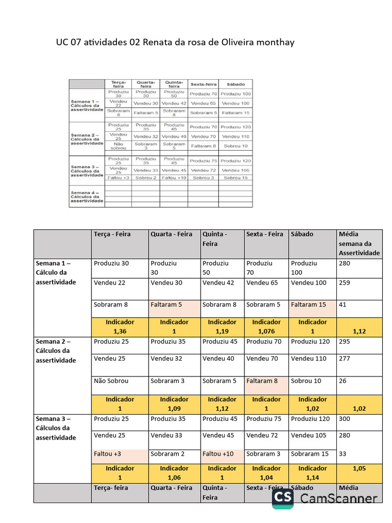 UC 07 Atividades 02 Renata Da Rosa de Oliveira Monthay | PDF
