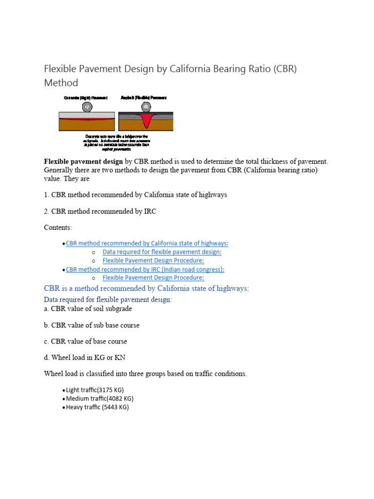 CBR-Based Flexible Pavement Design Guide | PDF | Teaching Methods ...