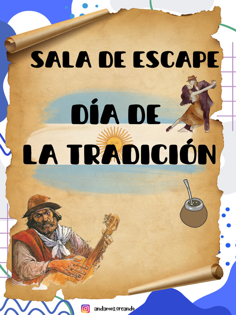 SALA DE ESCAPE. DÍA DE LA TRADICIÓN. | PDF | Tradiciones