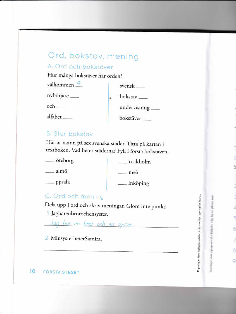 Swedish Grammar - Fraåmot | PDF