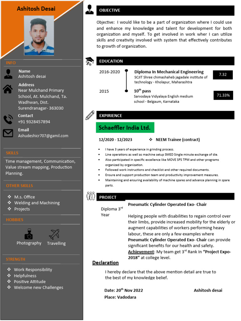 Mahendra RESUME 20 Nov 2022 | PDF | Business