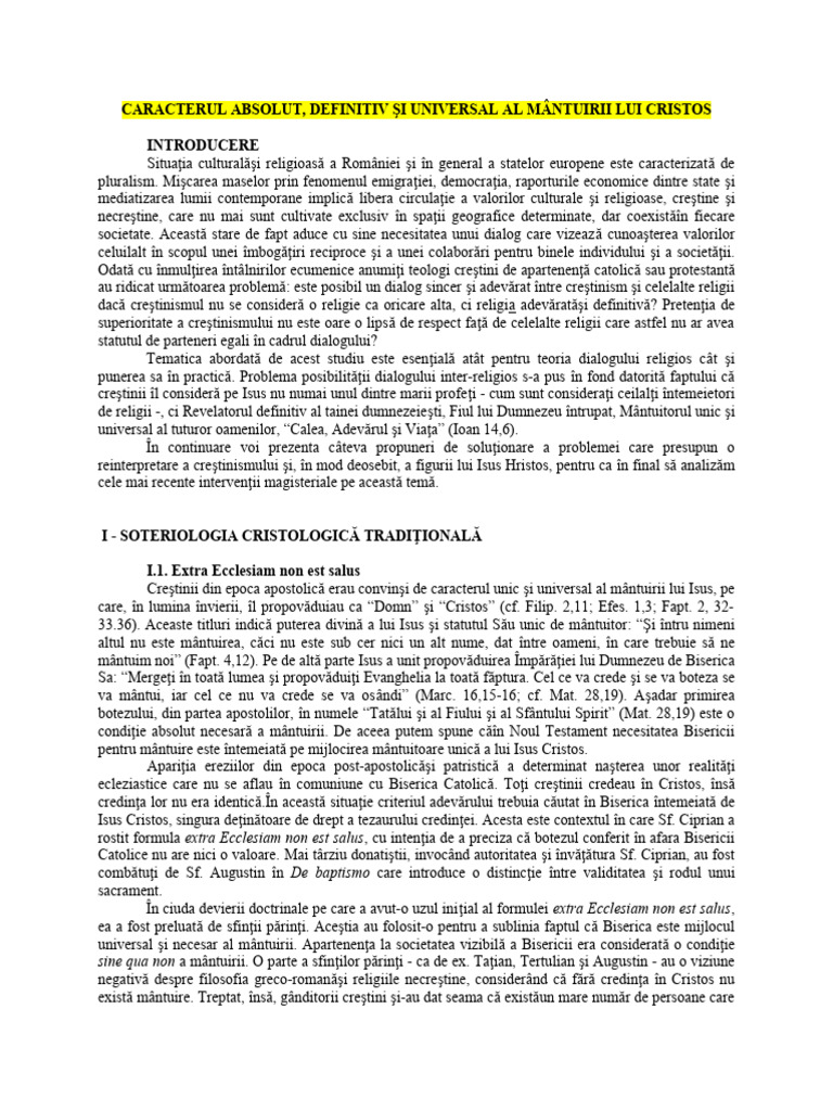 CARACTERUL ABSOLUT tema 12 | PDF