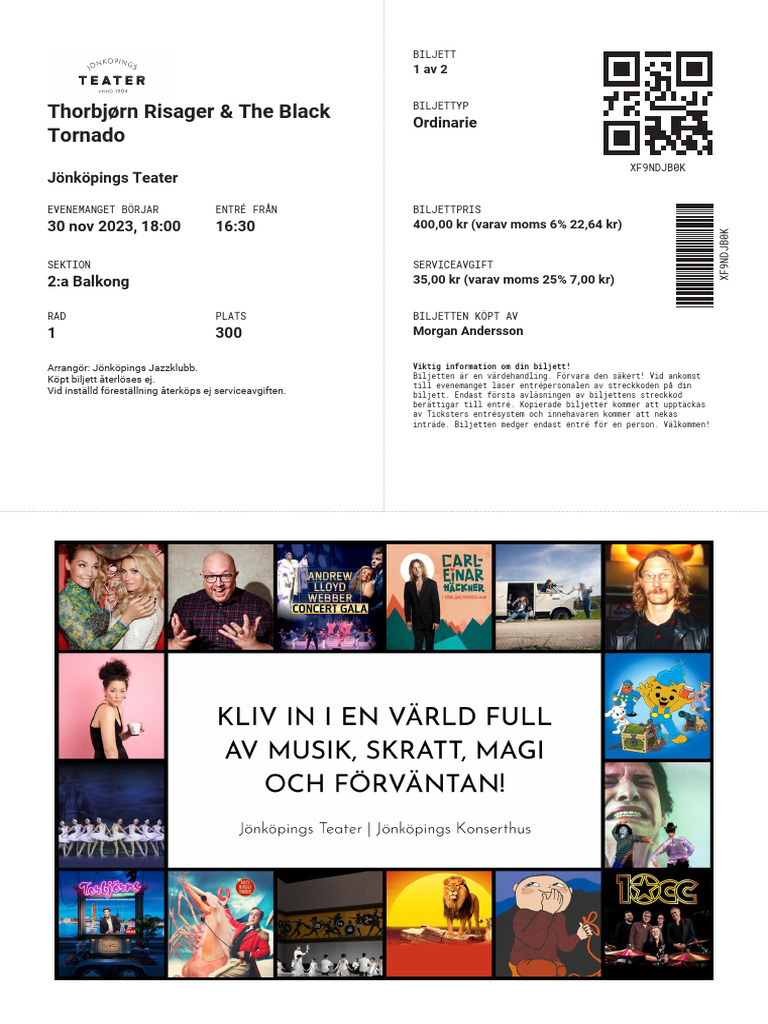 Tickster JHM9TA67MY | PDF