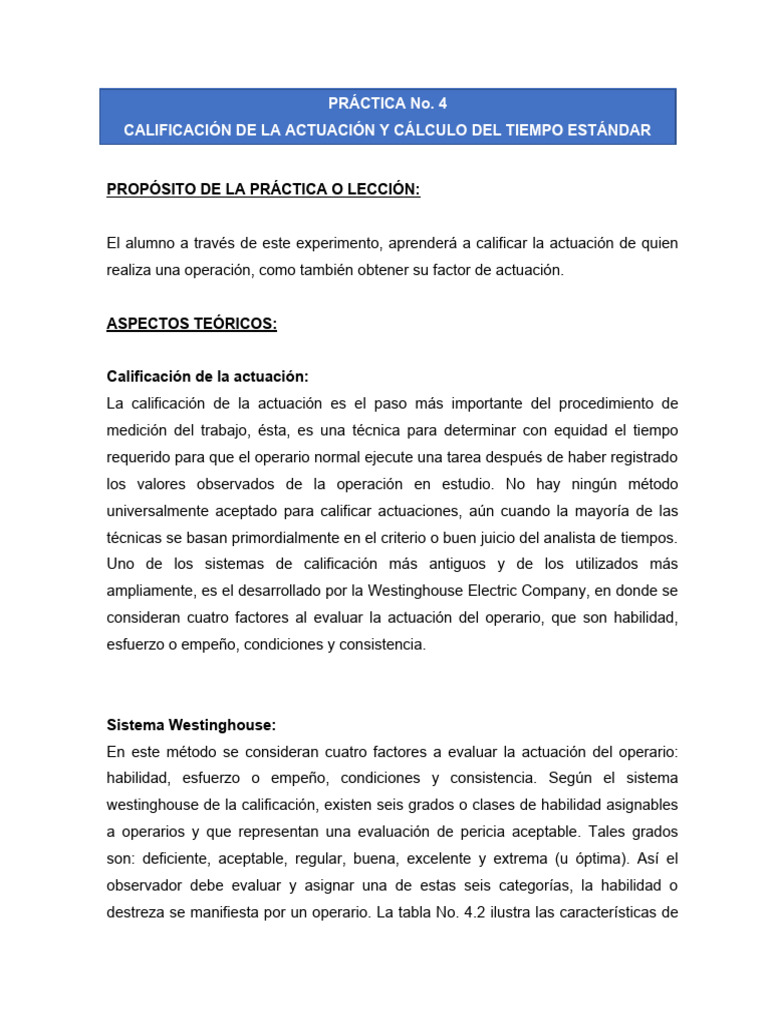 Pract 4 Brandon Chambea | PDF | Medición | Evaluación