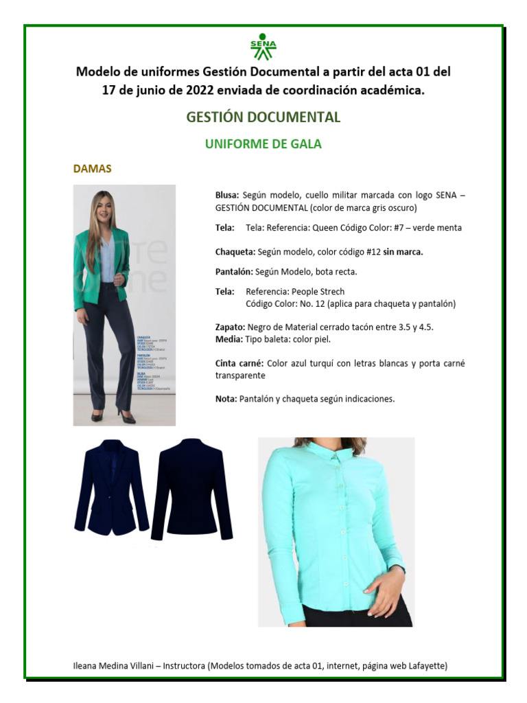 Uniformes Gestión Documental 2023 | PDF