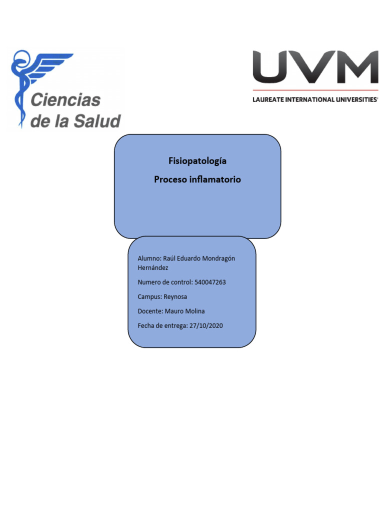 AFisipatologia Procesosinflamatorios2 REMH | PDF | Inflamación ...