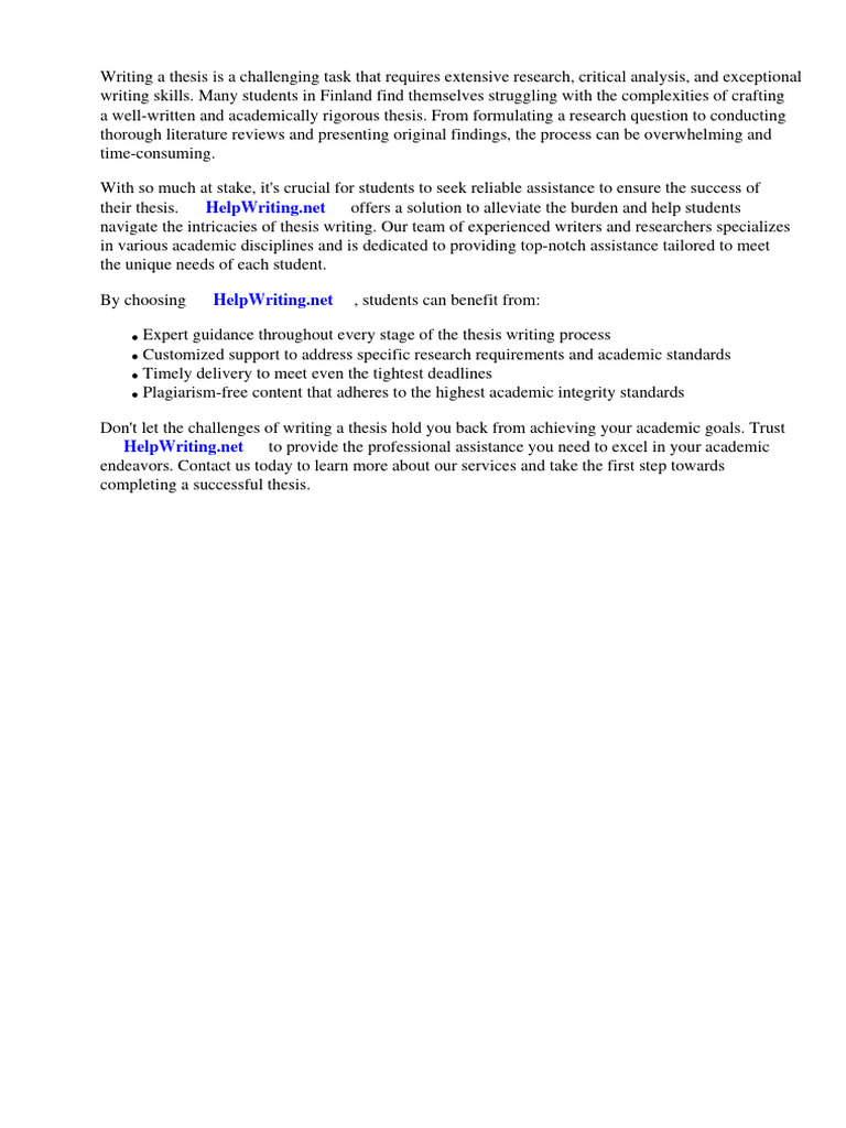 Thesis Positions in Finland | PDF | Business