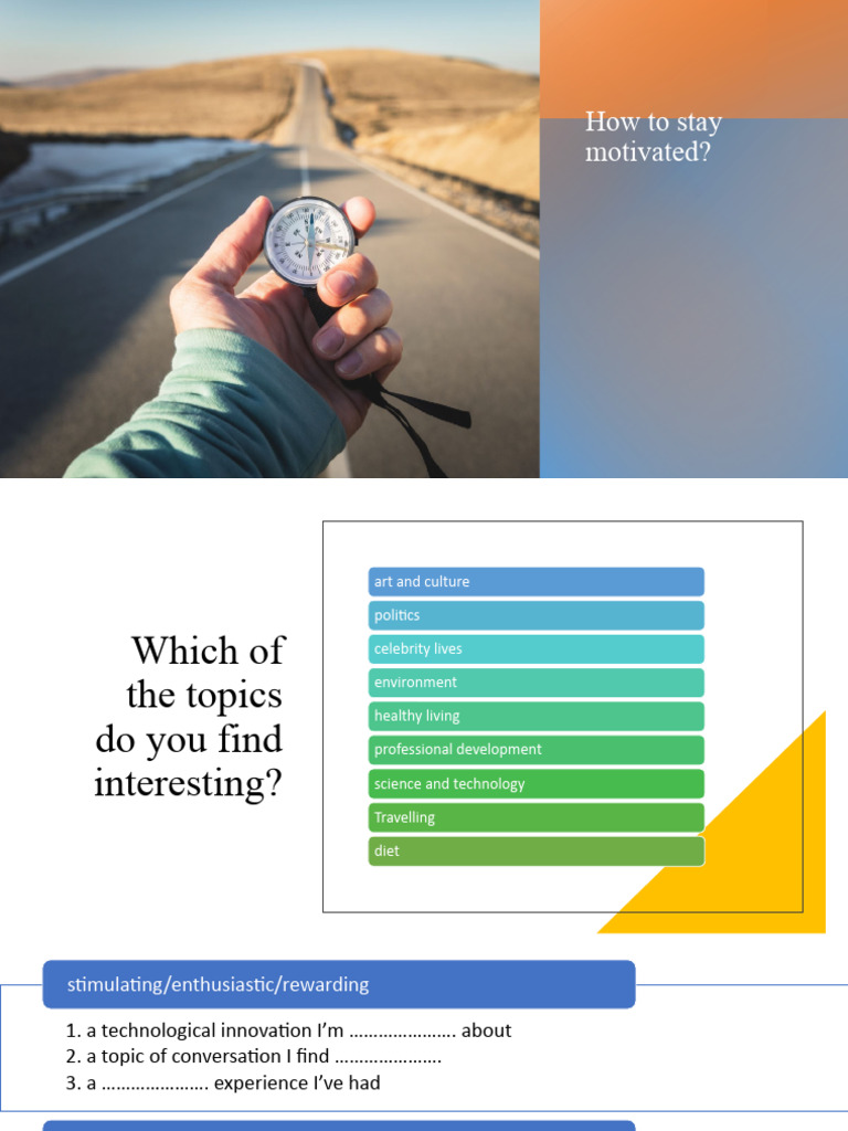 How To Stay Motivated | PDF