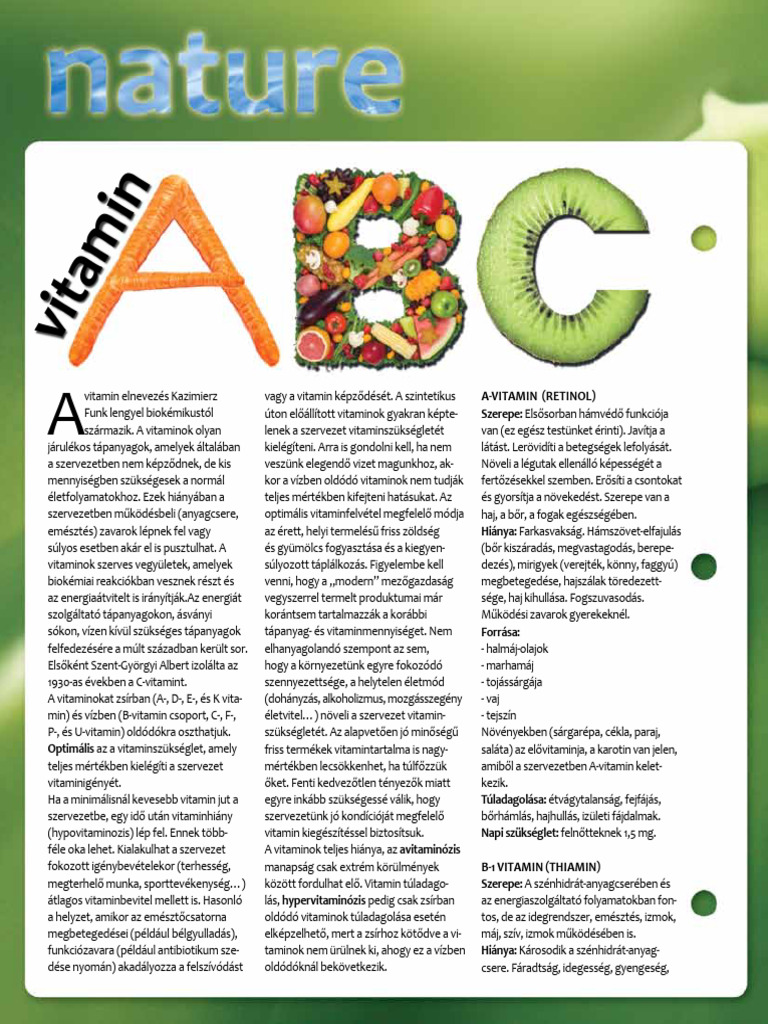 Vitamin ABC HU | PDF
