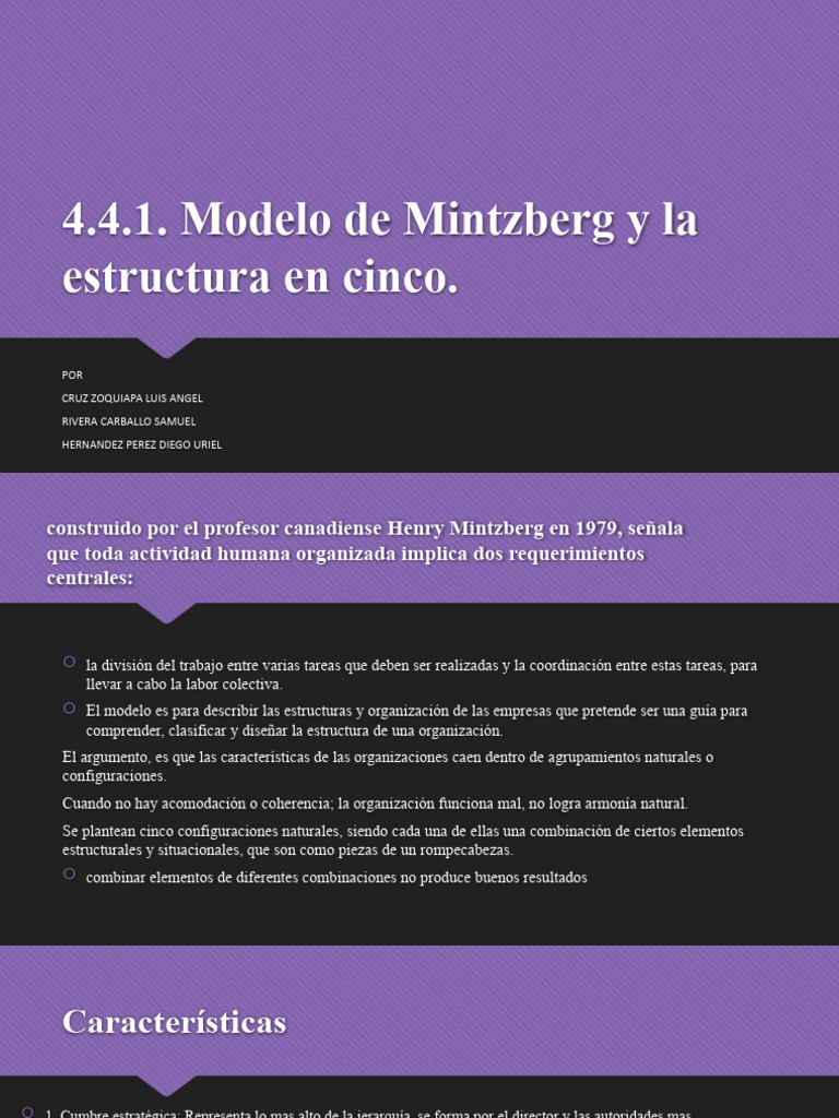Estructura en Cinco de Mintzberg | PDF | Burocracia | Business