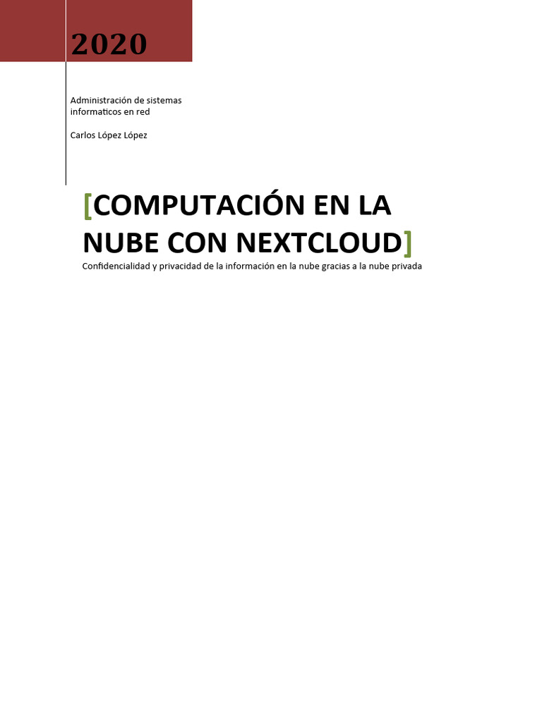 Nextcloud | PDF | Negocios | Informática