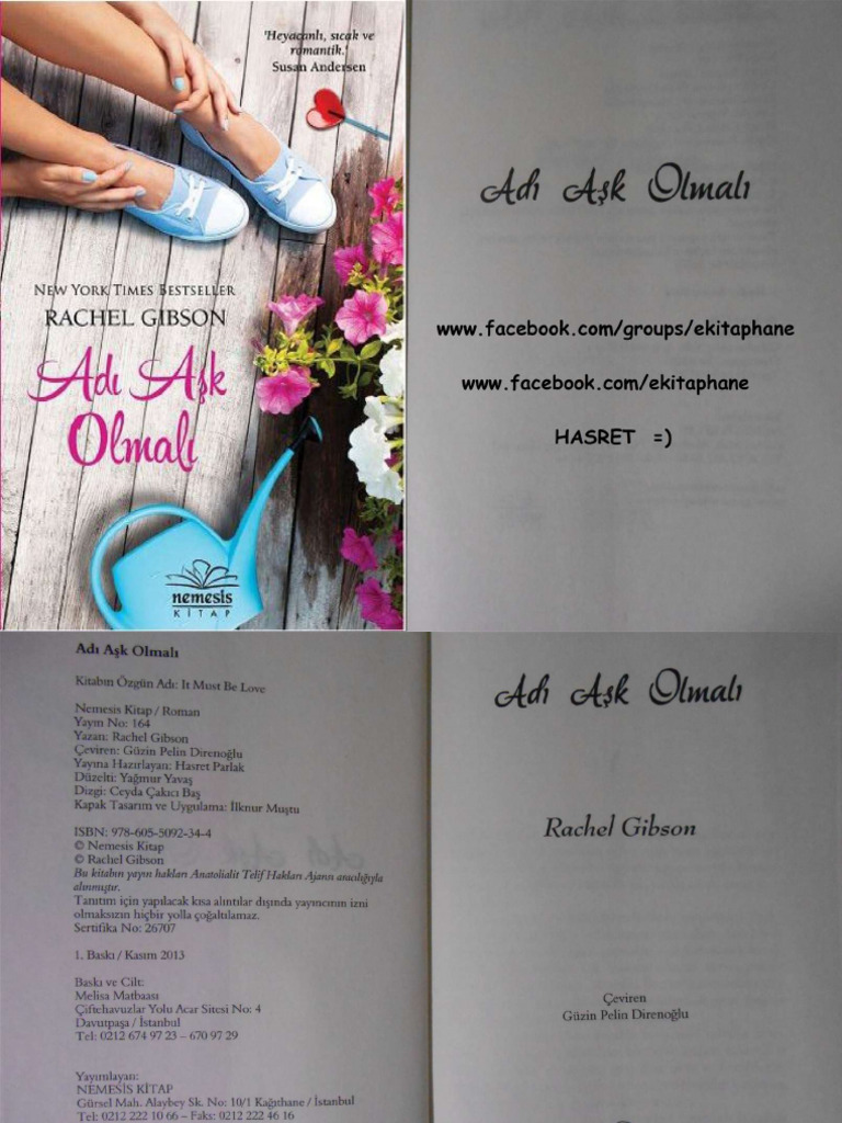 Rachel Gibson - Adı Aşk Olmalı | PDF