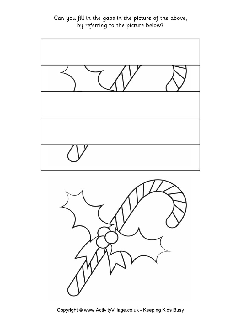 Candy Cane Complete The Picture | PDF