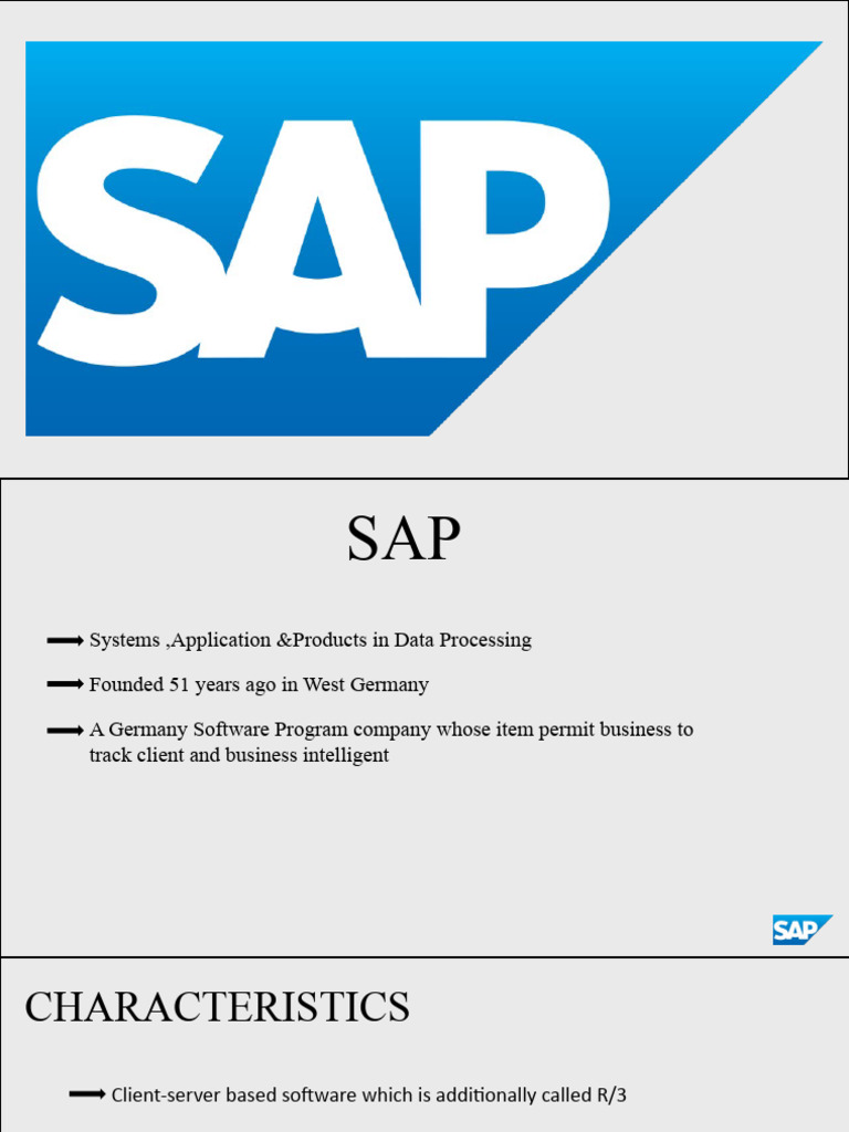 Sap | PDF