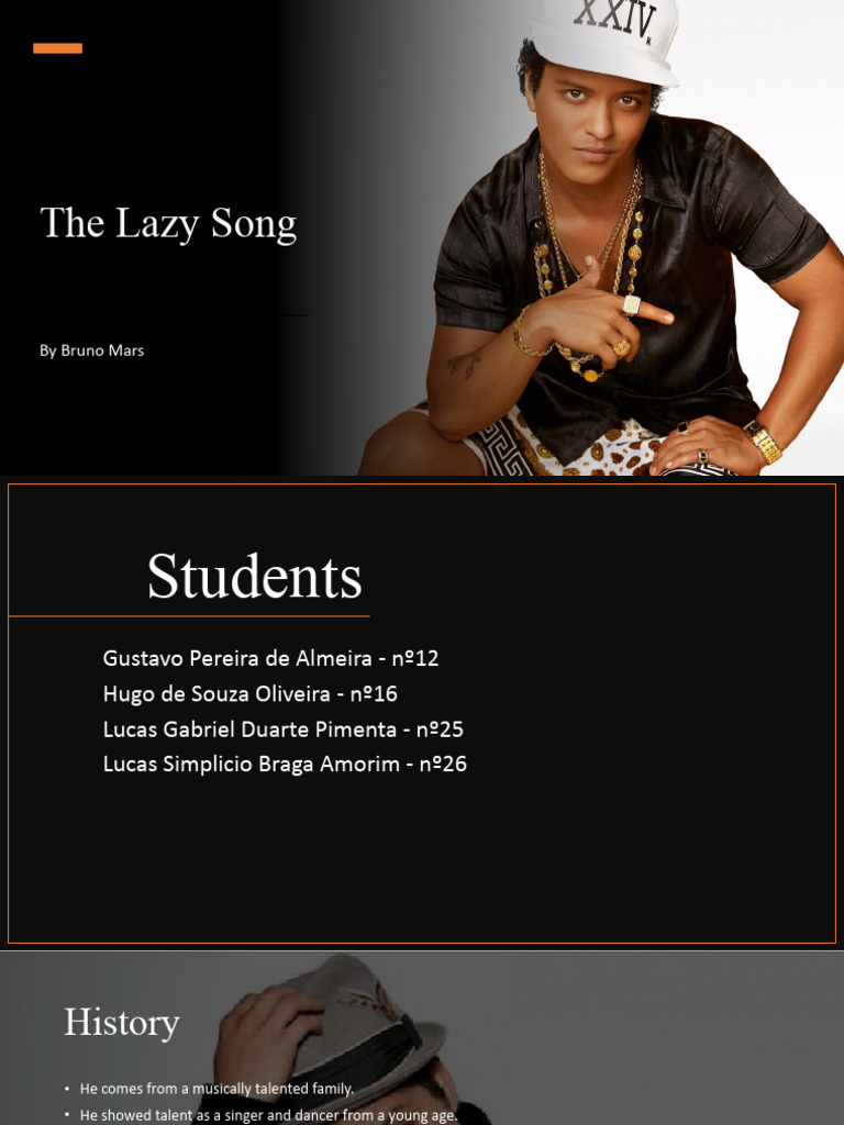 Análise de "The Lazy Song" | PDF