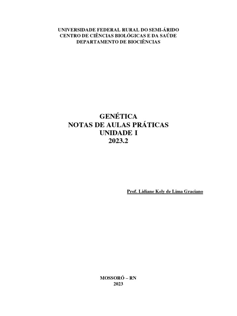 Lista Aula Prtica - Unidade I | PDF