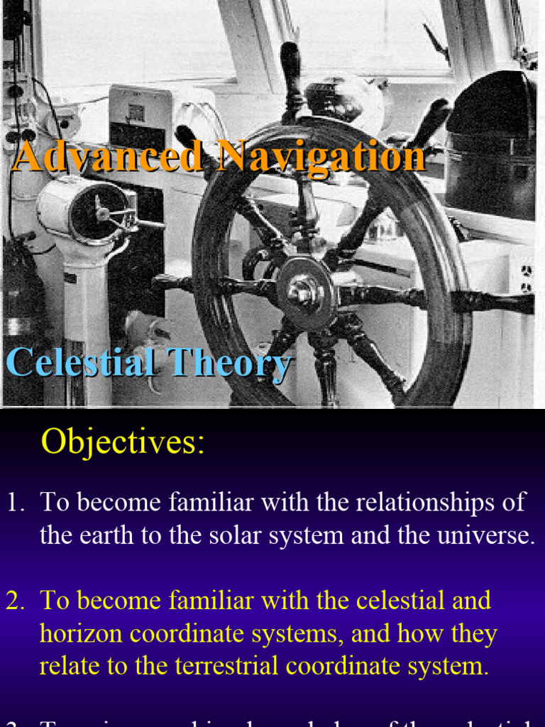 Advanced Navigation-Cellestial Theory | PDF | Horizon | Equator