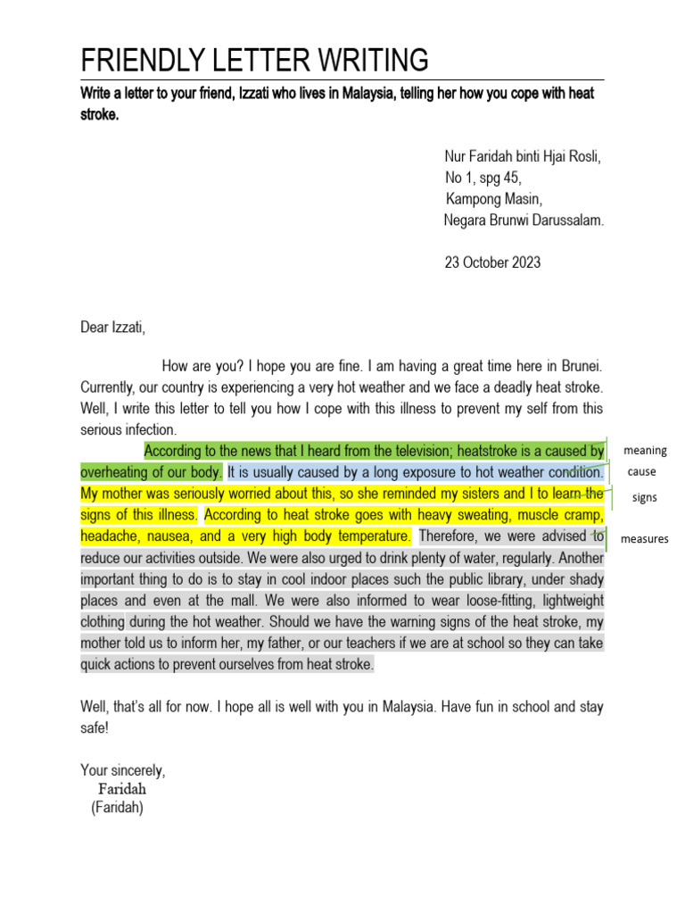 Letter Writing | PDF