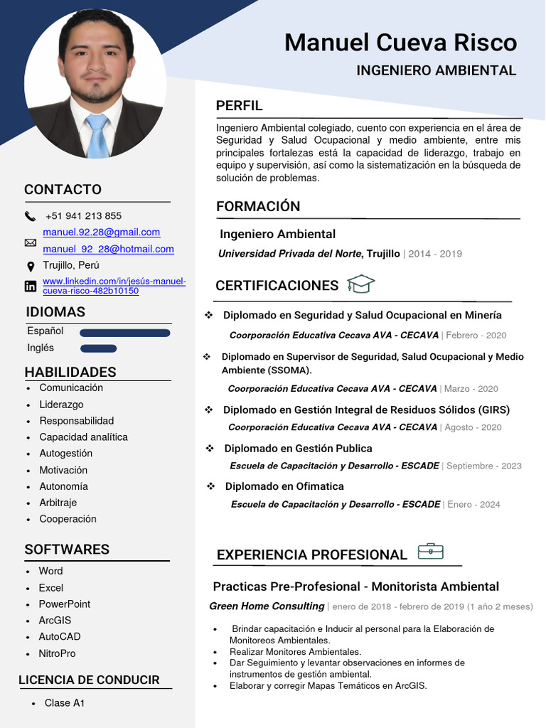 cv Manuel | PDF