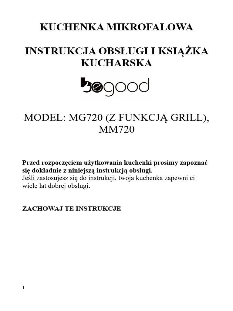 Instrukcja Obslugi BEGOOD MM720 | PDF