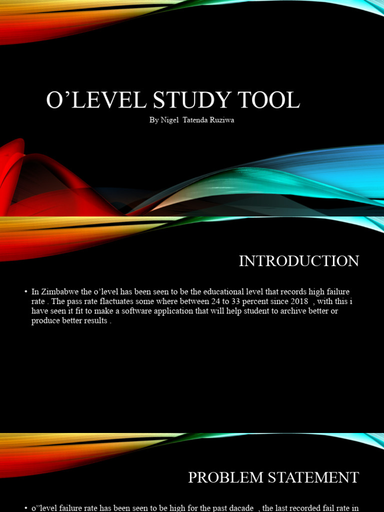 O'level Study Tool | PDF