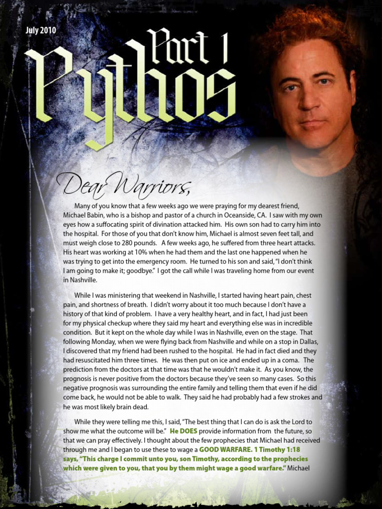 Pythos Part 1 | PDF