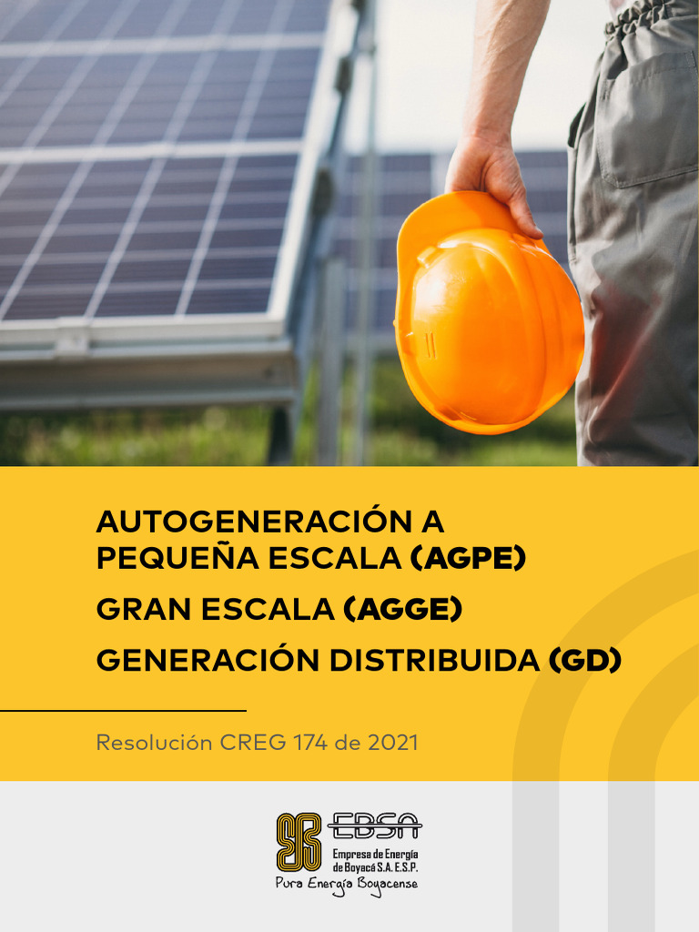 Cartilla CREG EBSA 2022 - V1-1 | PDF | Energía renovable | Vatio