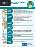 Diaper Changing Procedures for Child Care | PDF | Diaper | Clothing