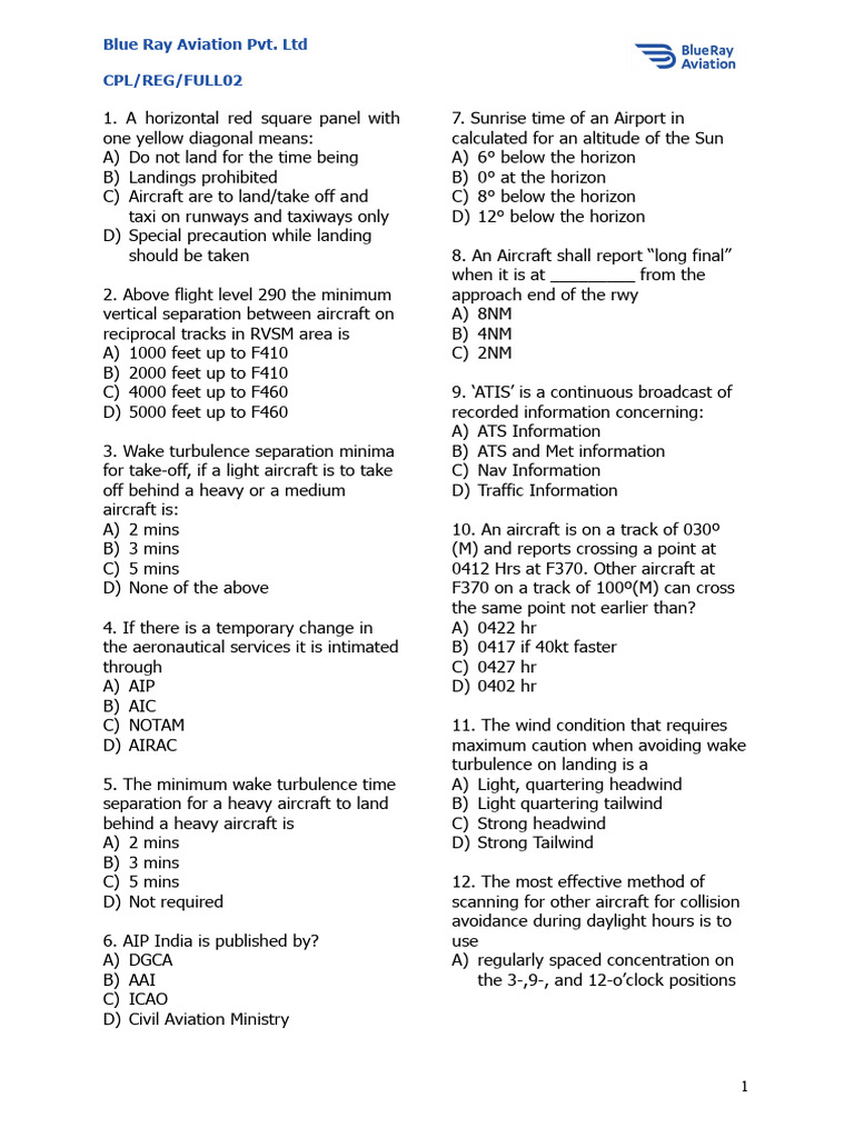 Regs CPL Full 02 | PDF