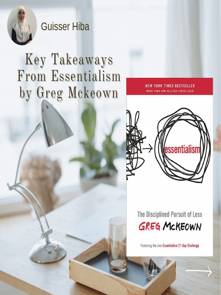 Key Takeaways From Essentialism by Greg Mckeown | PDF